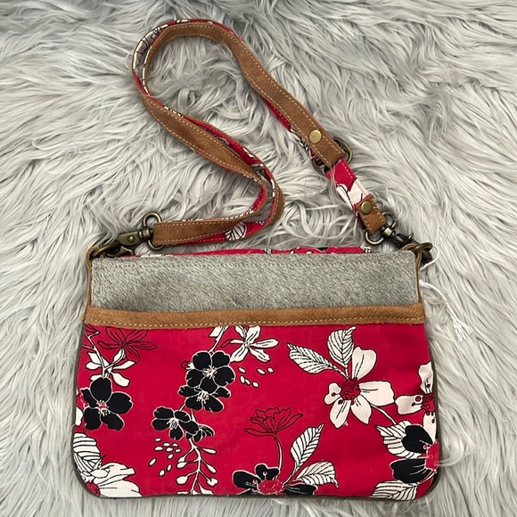 Myra Bag | Bags | Myra Bag Floral Amorous Canvas And Leather Crossbody ...